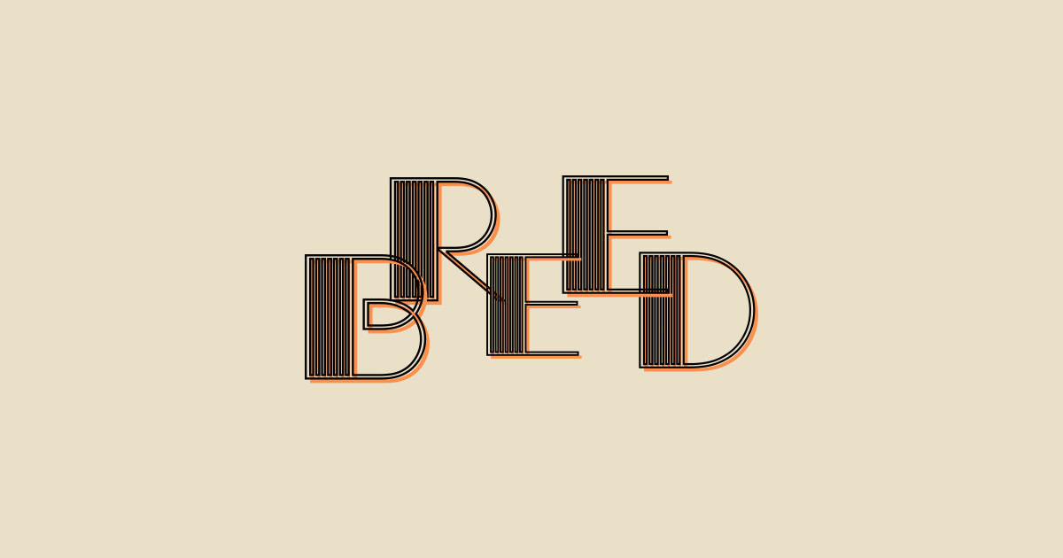 breed word typography - Breed Word - T-Shirt | TeePublic