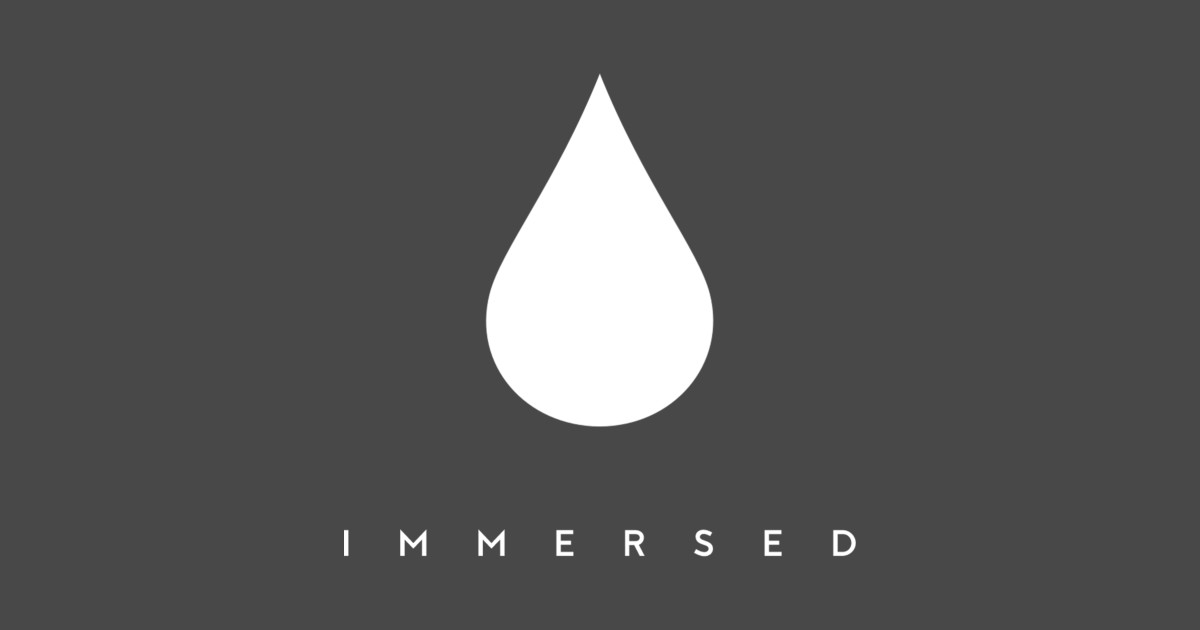 White Immersed Label Logo - Record Label - T-Shirt | TeePublic