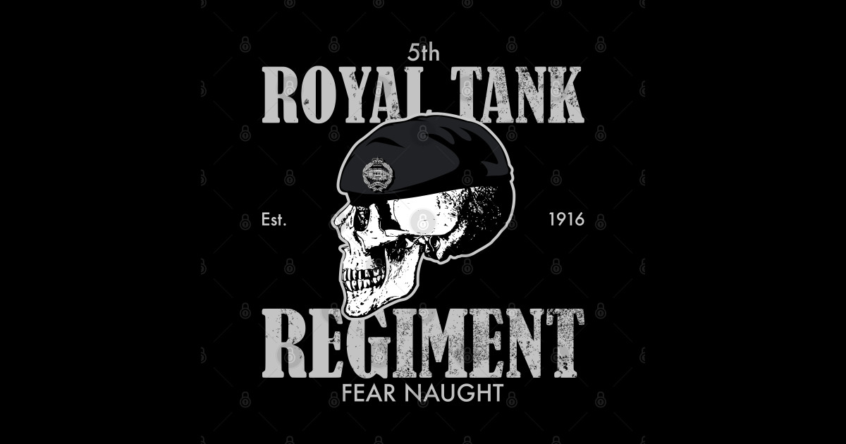 5th Royal Tank Regiment (distressed) - 5 Royal Tank Regiment - Sticker ...