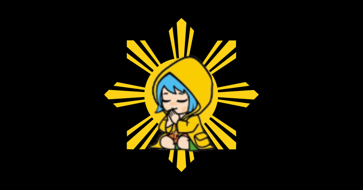 Vatican Mascot Luce Praying - Christian - Sticker | TeePublic