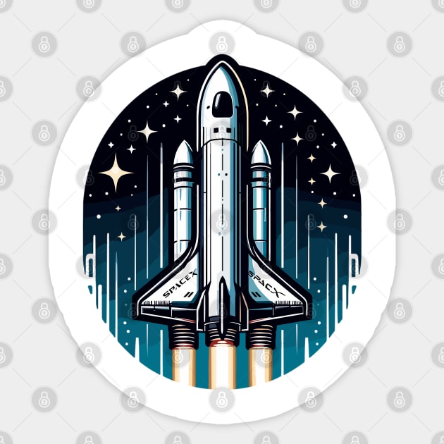 Space shuttle - Space Shuttle - Sticker | TeePublic