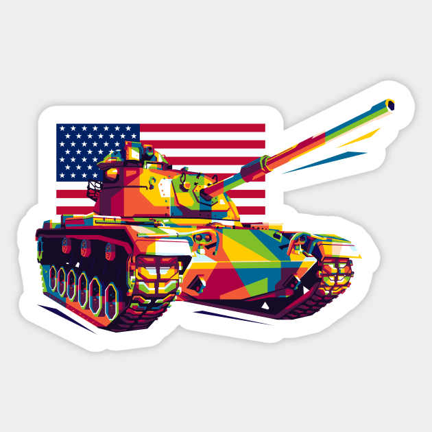 M60 Patton MBT - M60 Patton - Sticker | TeePublic