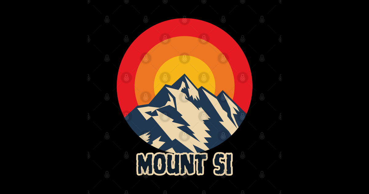 Mount Si - Mount Si - Sticker | TeePublic