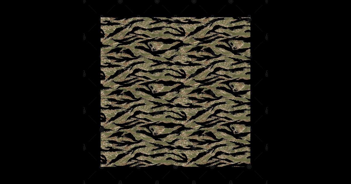 US Army Camouflage Tiger Stripe - Military - Sticker | TeePublic