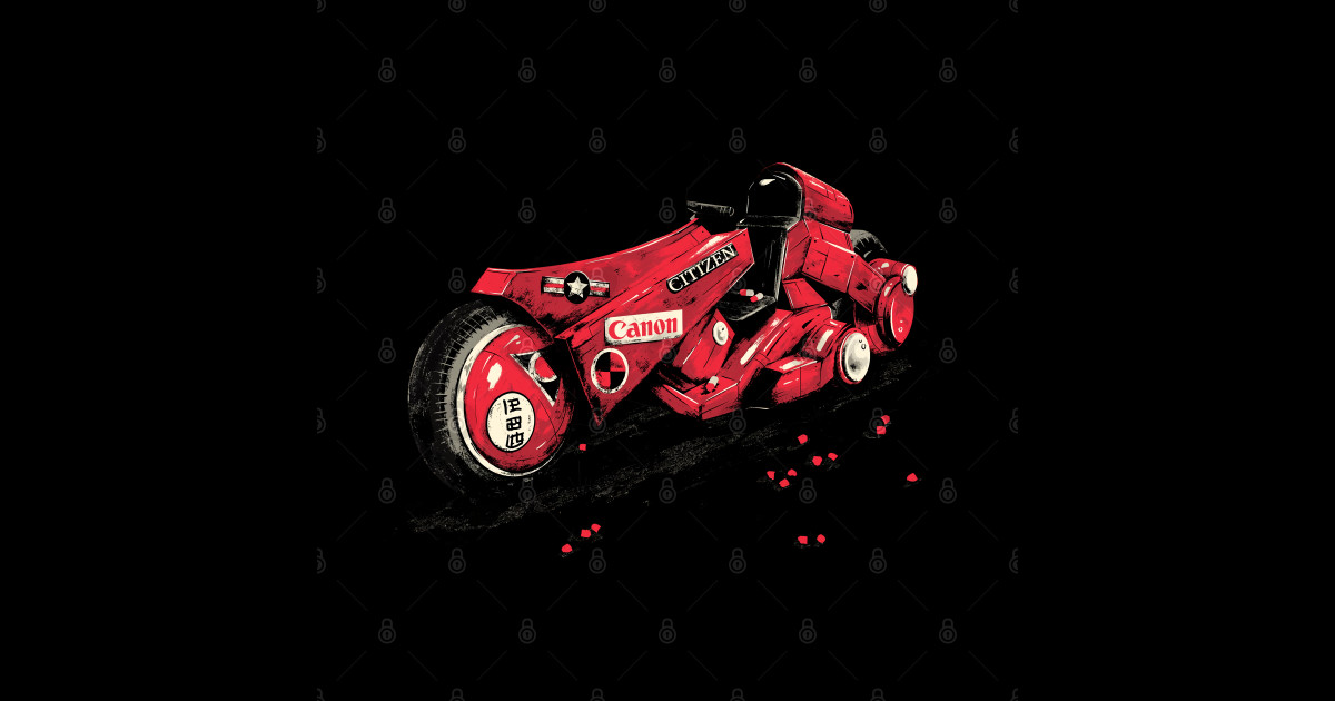 Akira Motorcycle - Akira - Sticker | TeePublic
