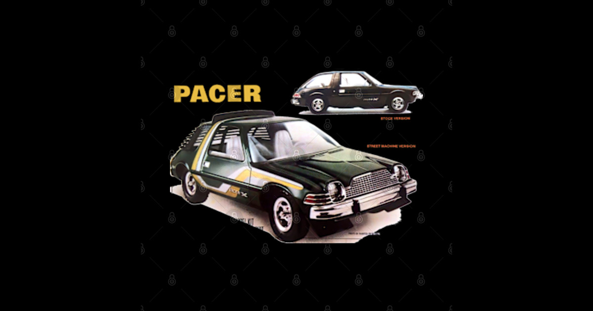 AMC PACER X - model box art - Car - Sticker | TeePublic
