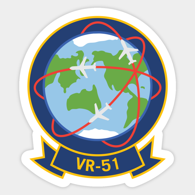 VR-51 Classic Logo - Vr 51 - Sticker | TeePublic