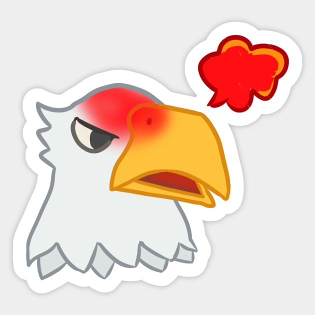 Apollo The Eagle - Animal Crossing New Horizons - Sticker | TeePublic