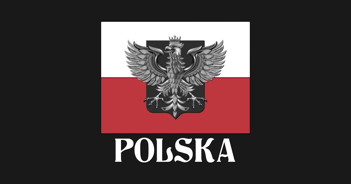 POLSKA - Polish Eagle, Poland Flag, and Shield - Poland - Tapestry ...