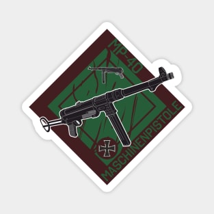 Mp 40 Famous German Ww2 Submachine Gun Magnets for Sale | TeePublic