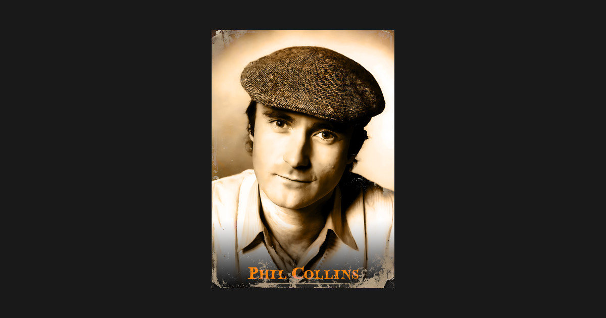 Phil Collins / 80s Retro Aesthetic Design - Phil Collins - T-Shirt ...