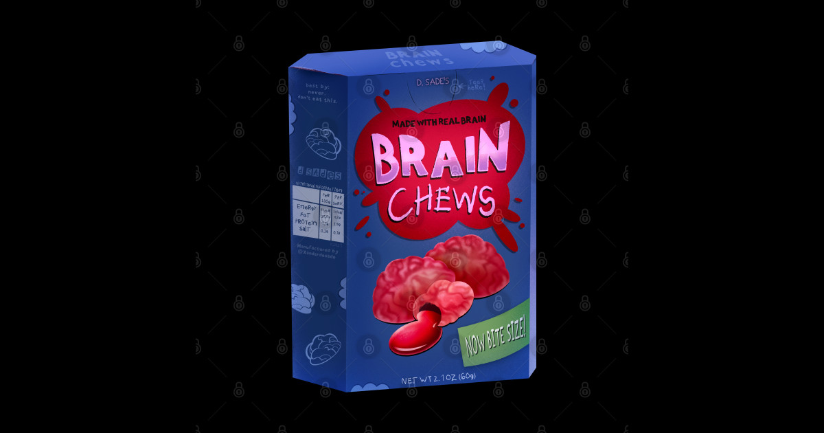 BRAIN CHEWS - Brains - Posters and Art Prints | TeePublic