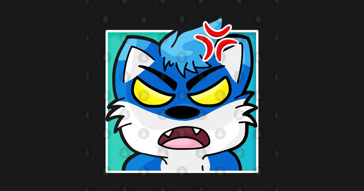 My wolf rage twitch emote - My Wolf Rage Twitch Emote - T-Shirt | TeePublic