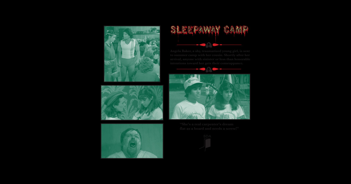 Sleepaway Camp Synopsis Design - Sleepaway Camp - Sticker | TeePublic