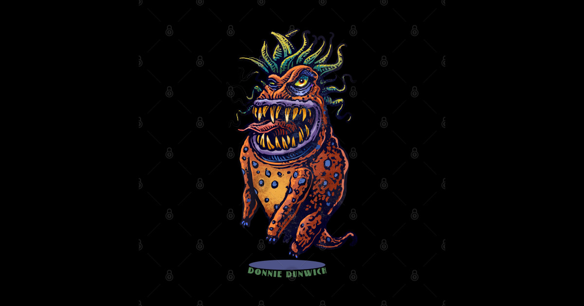 Donnie Dunwich - Monster - Sticker | TeePublic
