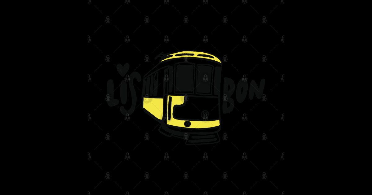 Lisbon Tram - Portugal Lisbon Travel City Europe - Sticker | TeePublic