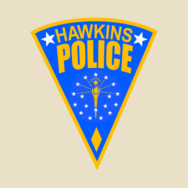 HAWKINS POLICE - Stranger Things - T-Shirt | TeePublic