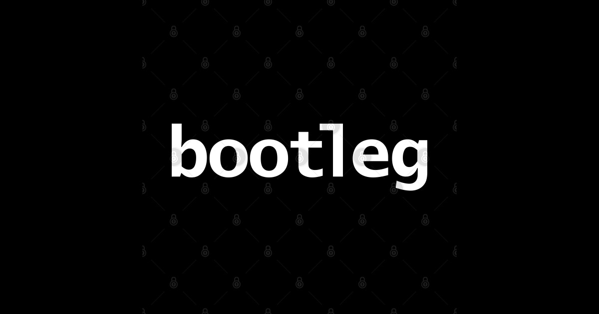 Bootleg Funny Typography - Bootleg - Sticker | TeePublic