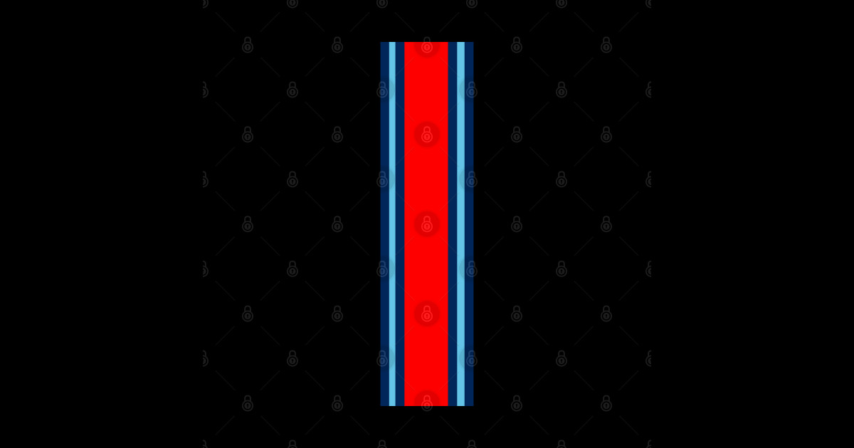 Martini Racing Strip - Martini Racing - Sticker | TeePublic
