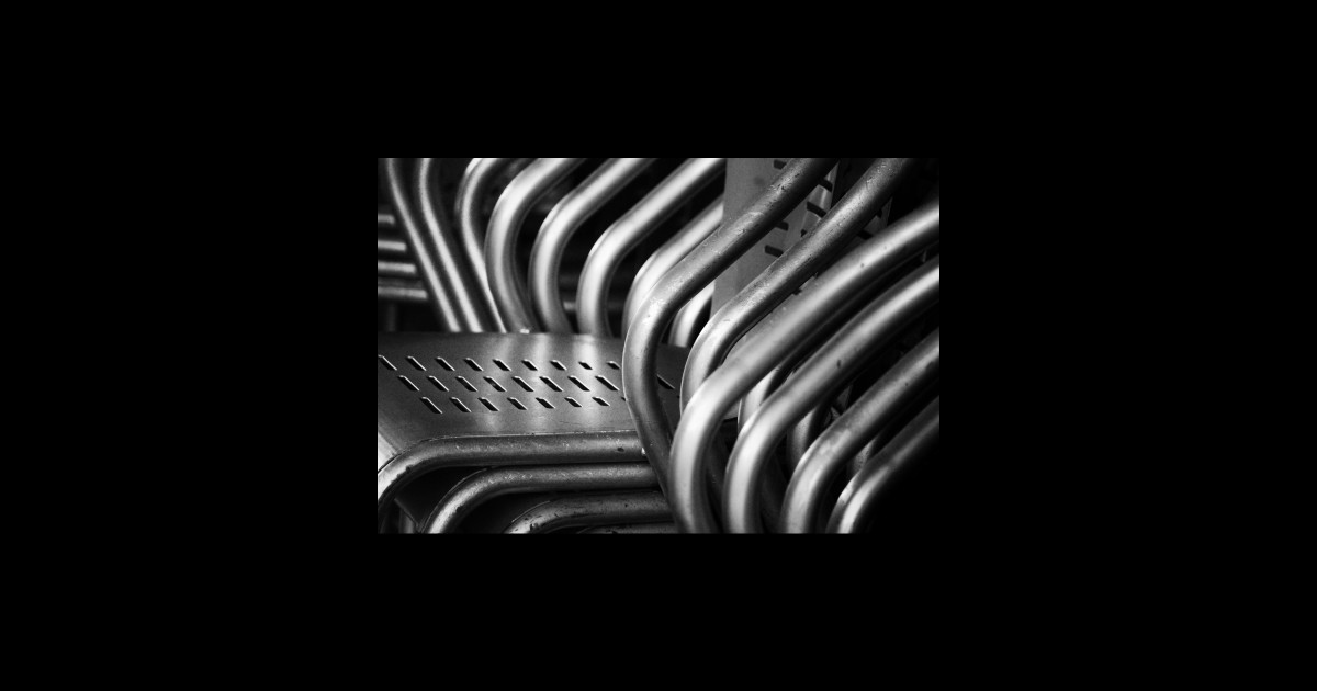 Stacked Chairs - Chairs - Sticker | TeePublic