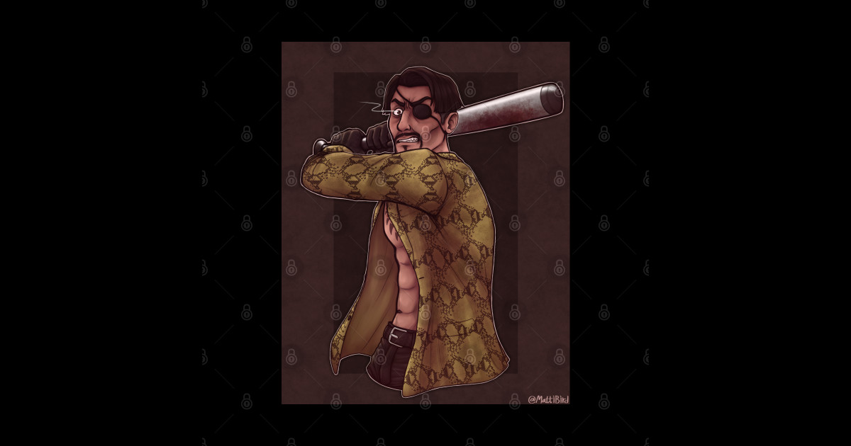 Majima Goro | Slugger Style - Majima Goro - Sticker | TeePublic