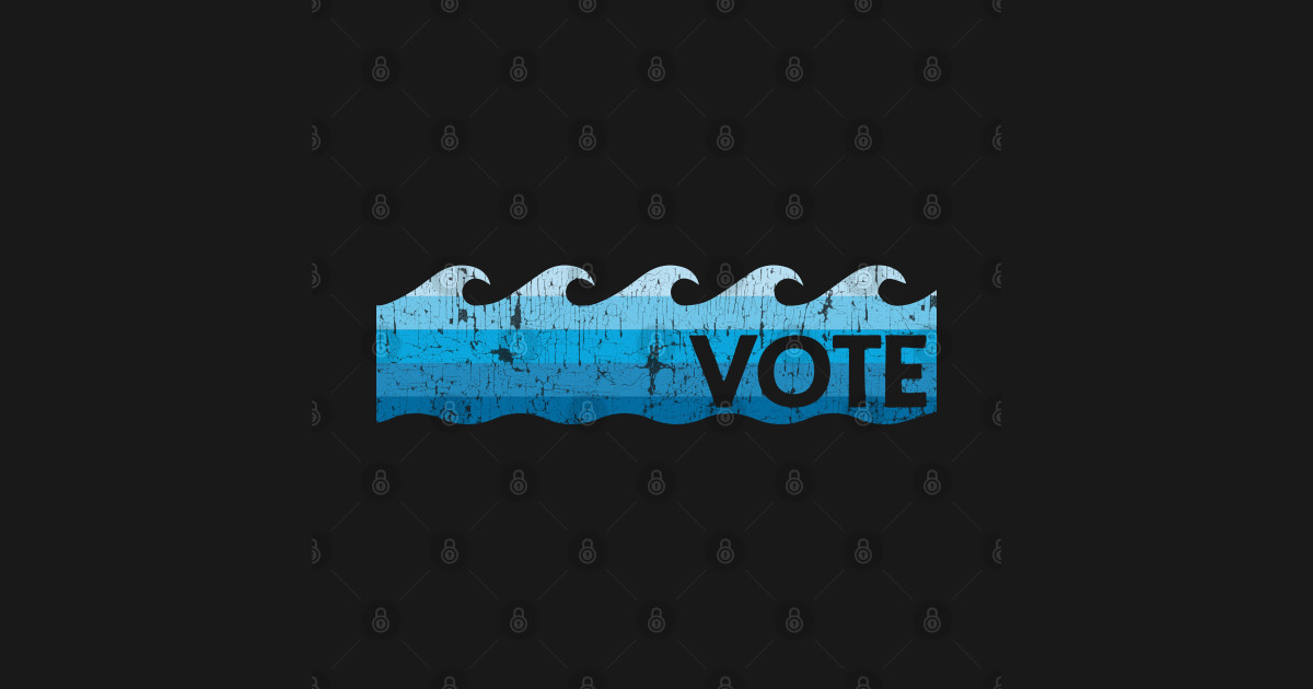 Blue Wave Vote - Vote - T-Shirt | TeePublic