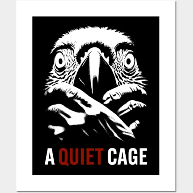 A Quiet Cage - Parrot Horror Movie Parody Poster - Parrot Lover ...