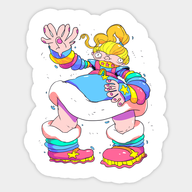Not Rainbow Brite - Cartoons - Sticker | TeePublic