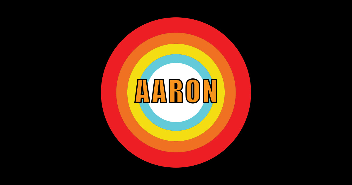 Aaron T-Shirts - Aaron - Sticker | TeePublic