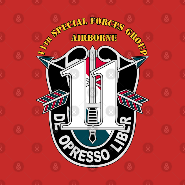 11th Special Forces Group - 11th Special Forces Group - T-Shirt | TeePublic
