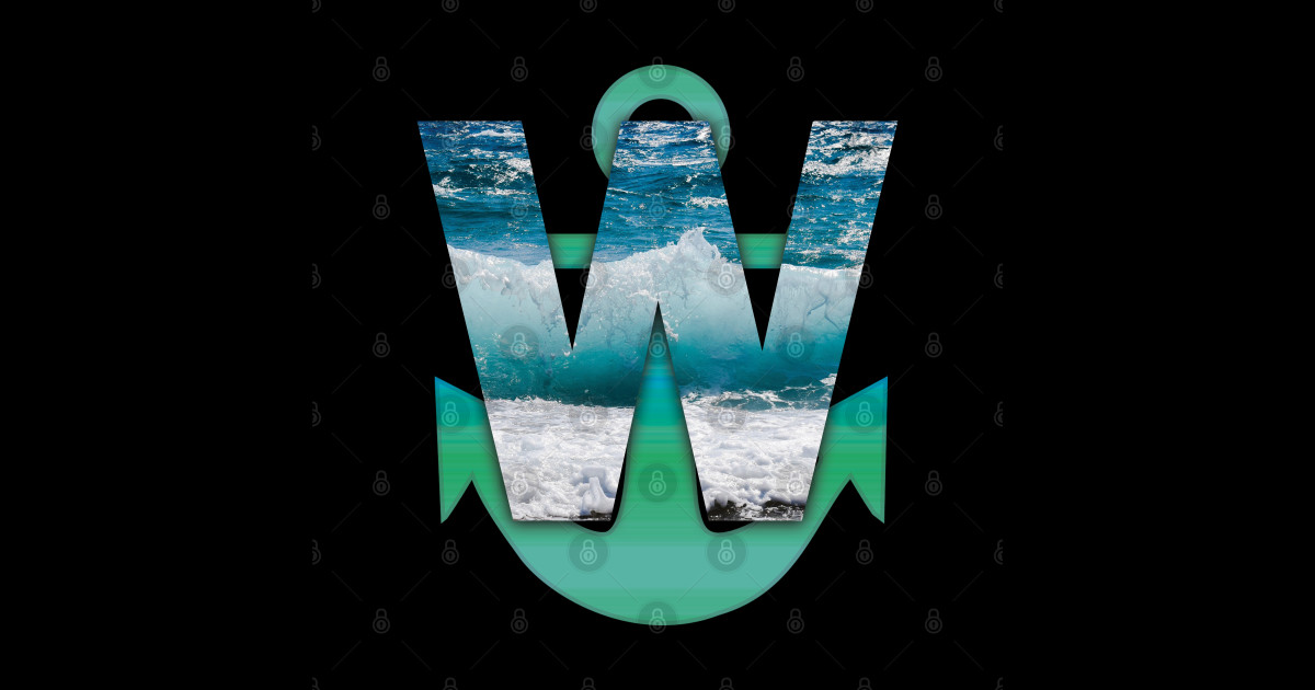 W anchor - W Anchor - Sticker | TeePublic