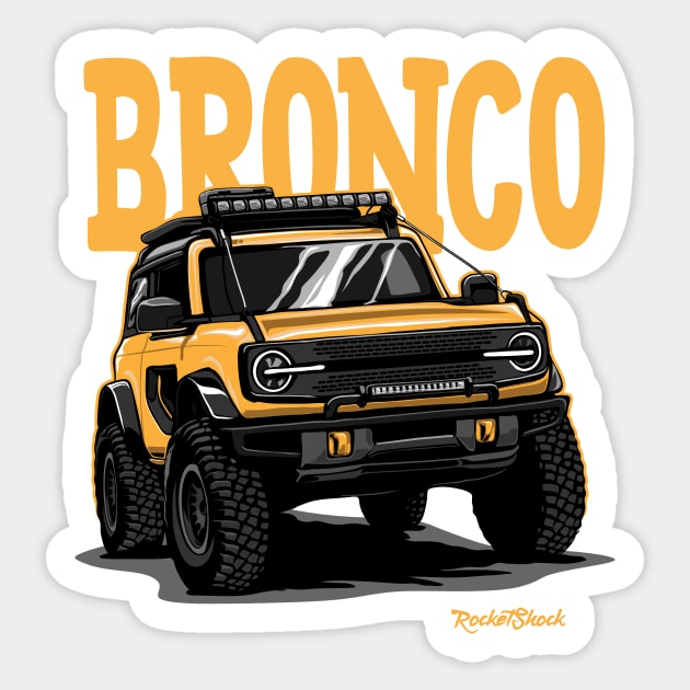 Bronco SUV truck 2023 - Bronco - Sticker | TeePublic