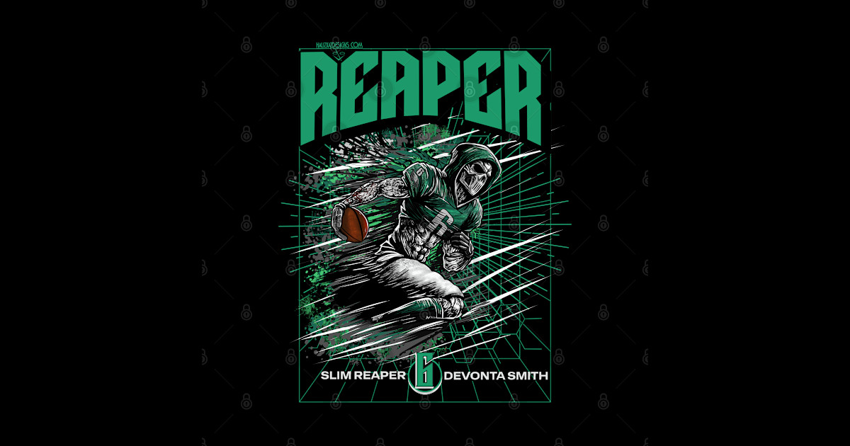 Reaper - Devonta Smith Philadelphia Eagles Graphic - Devonta Smith ...