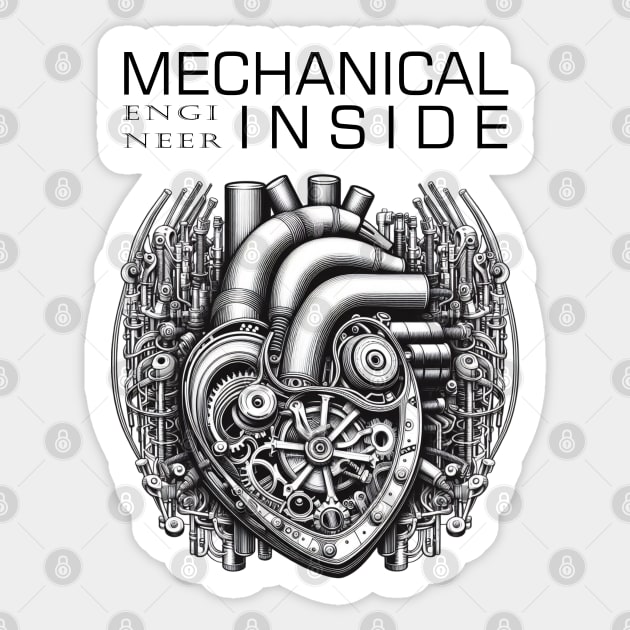 Mechanical Engineer Inside [Black Text Version] - Mechanical Engineer ...