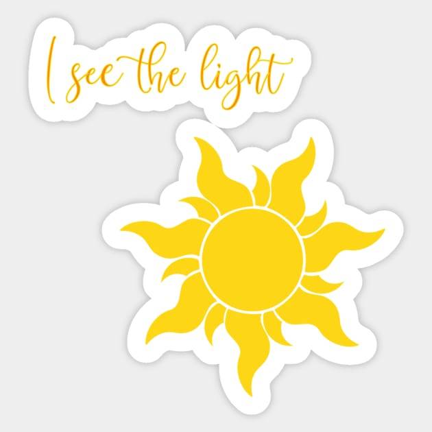 tangled sun - Rapunzel - Sticker | TeePublic