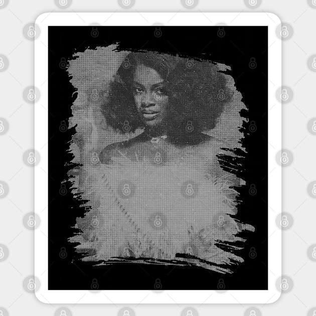 Ari lennox //Retro Poster - Rnb Music - Sticker | TeePublic