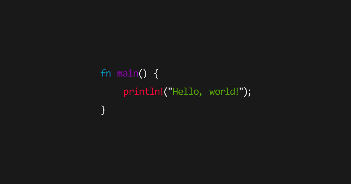 Rust Programmer Hello World Rust Programming Hoodie Teepublic 