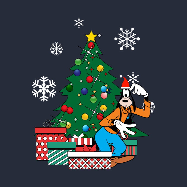 Goofy Around The Christmas Tree - Goofy - T-Shirt | TeePublic