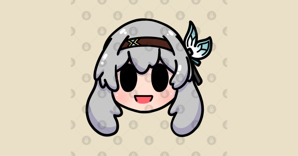 HSR Honkai star rail Firefly chibi head Morcaworks - Firefly - T-Shirt ...