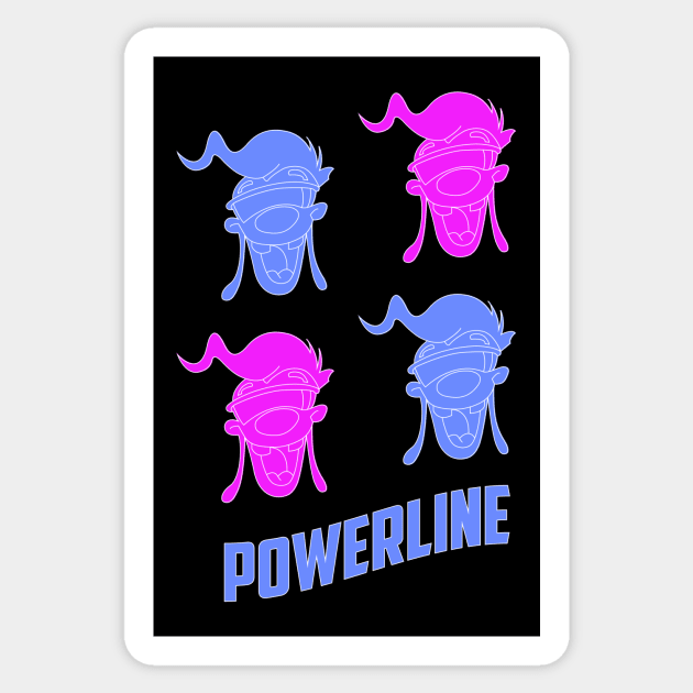 Powerline Concert T-Shirt - Goofy Movie - Sticker | TeePublic