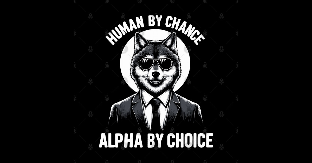 Human By Chance Alpha By Choice Fun Alpha Wolf Furry Therian - Alpha ...