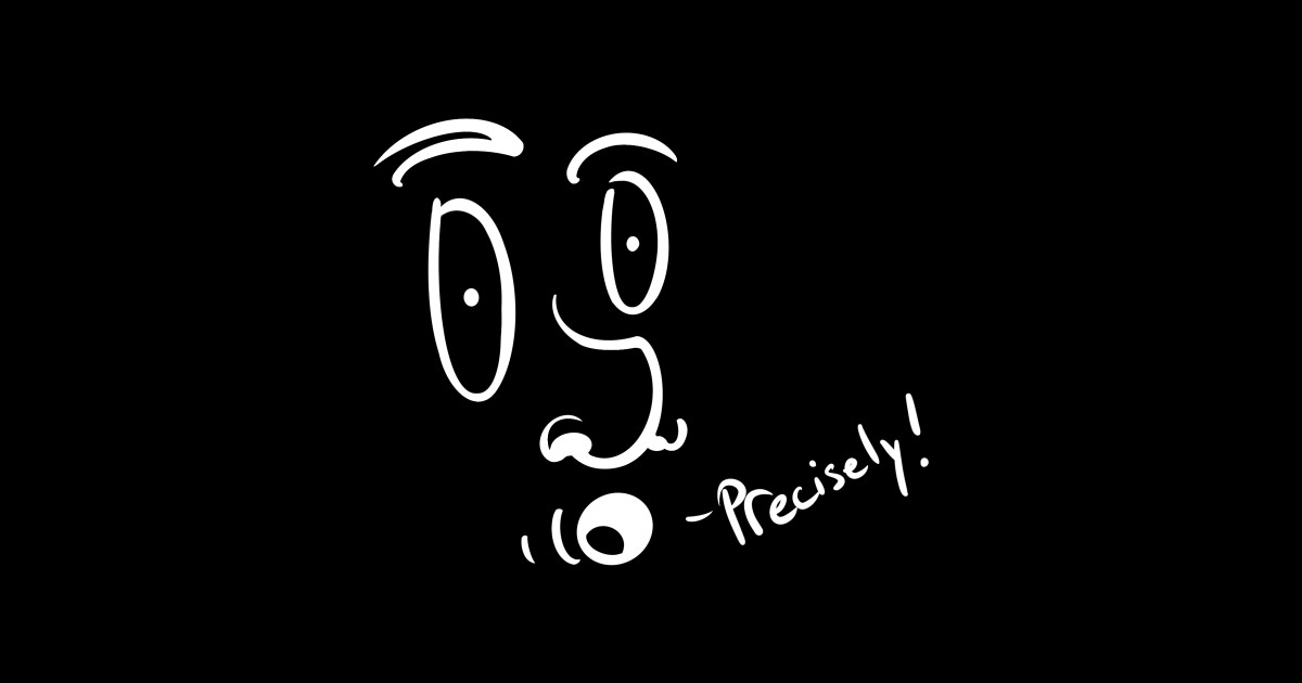 Precisely Logo (White) - Precisely Clothing - Sticker | TeePublic