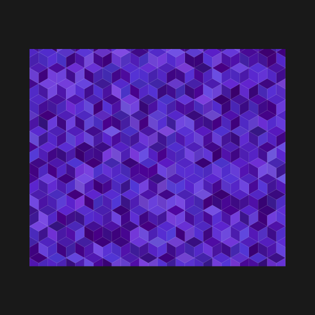 Purple Tesselation - Geometric - T-Shirt | TeePublic
