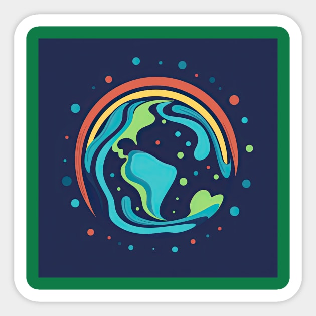 The Earth - Earth Day - Sticker | TeePublic