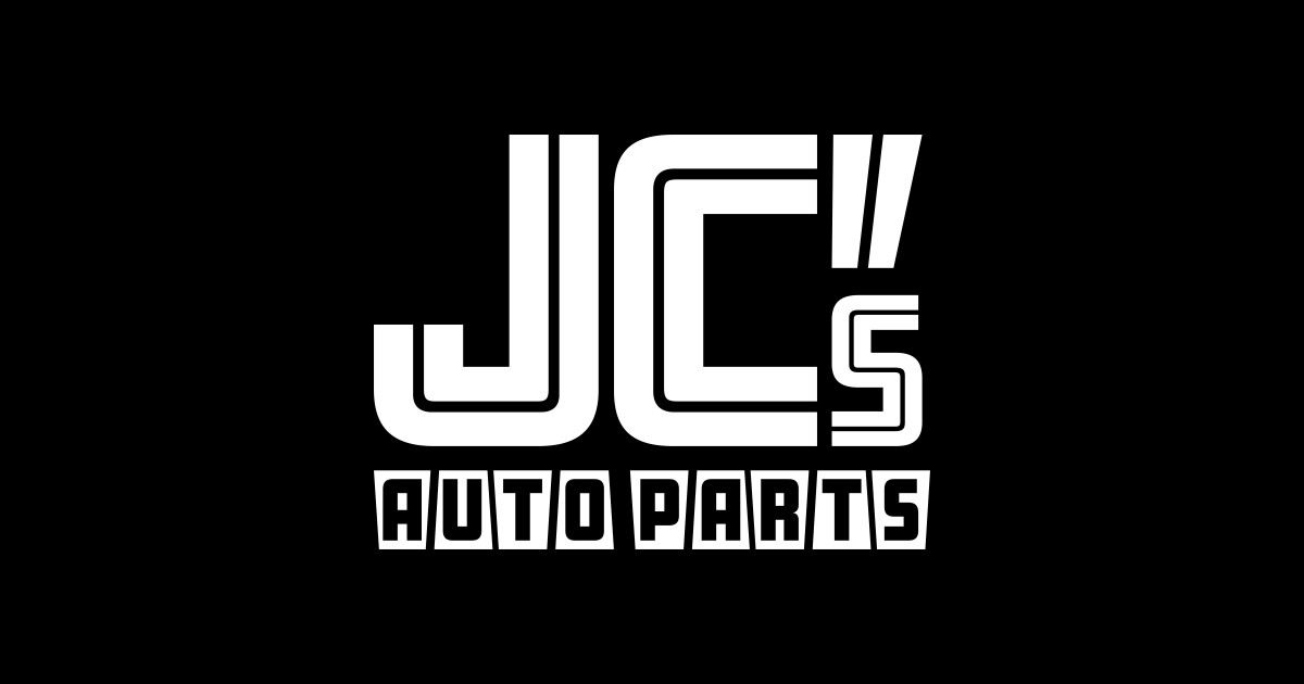 JC Auto Parts - (Single-Sided - White on Solid Color) - Jc Auto Parts ...