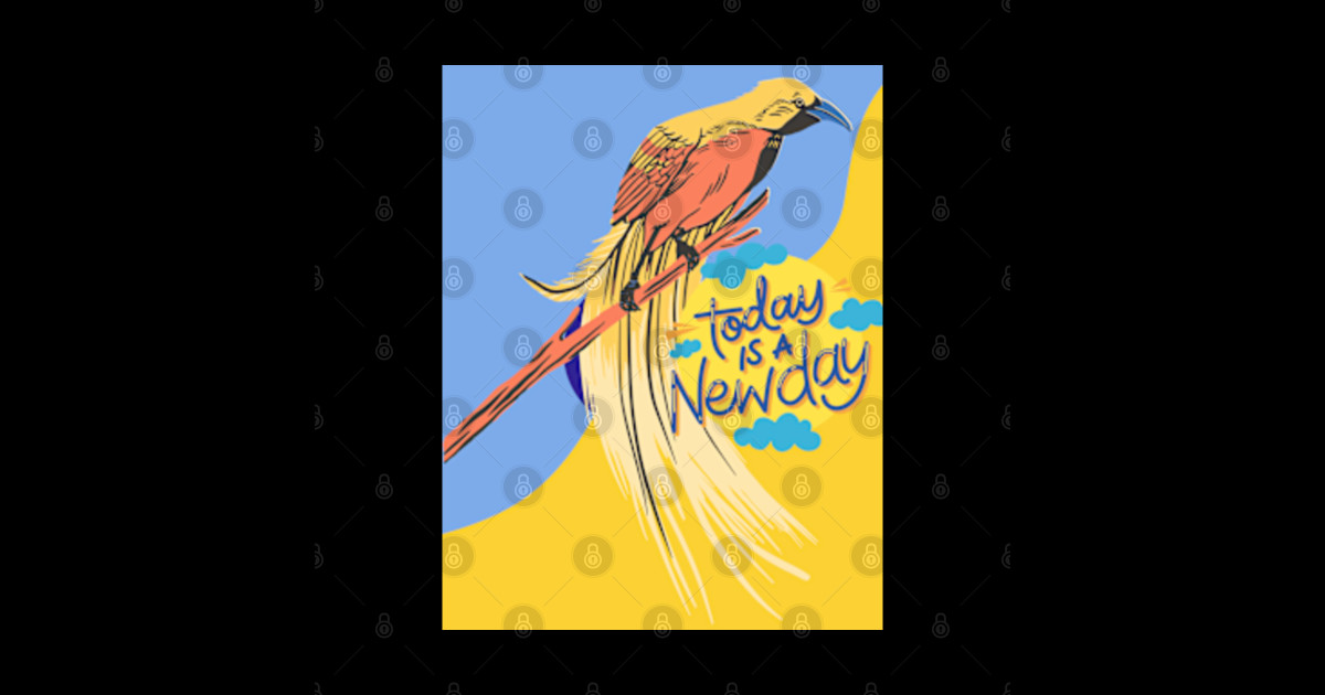 today is a new day - New Day - Sticker | TeePublic