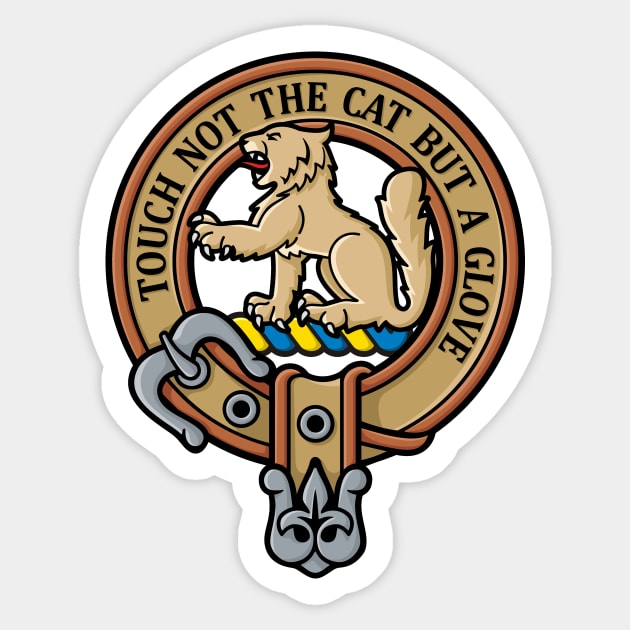 Clan MacPherson Crest - Clan Macpherson Crest - Sticker | TeePublic