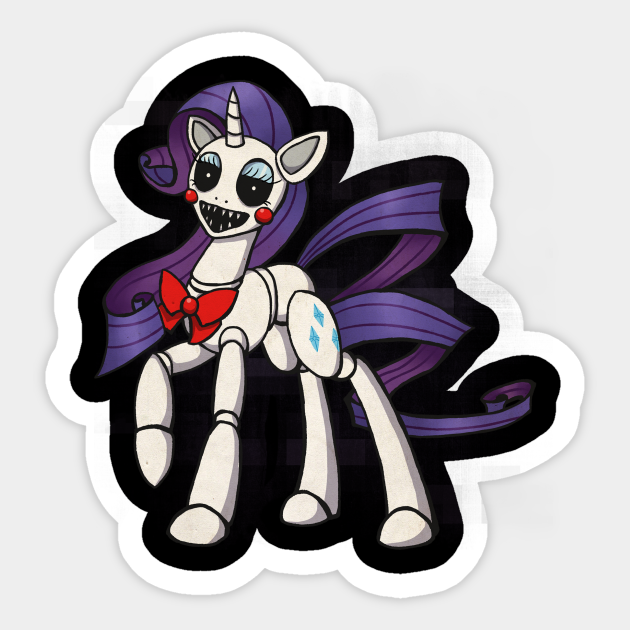 My Little Pony - Rarity Animatronic - Season5 - Sticker | TeePublic