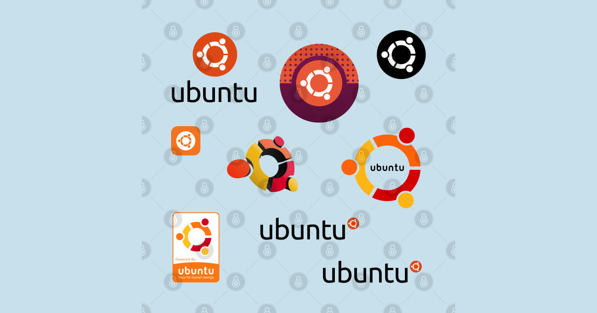 ubuntu sticker set - Ubuntu - T-Shirt | TeePublic