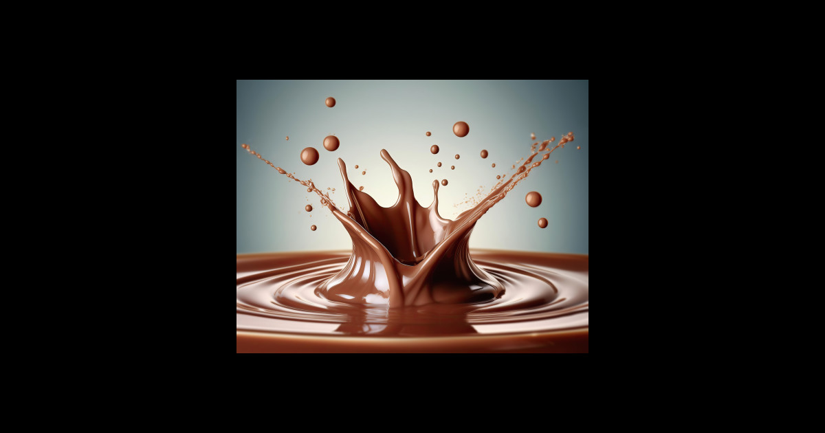 Choco splash crown - Choco Splash Crown - Sticker | TeePublic